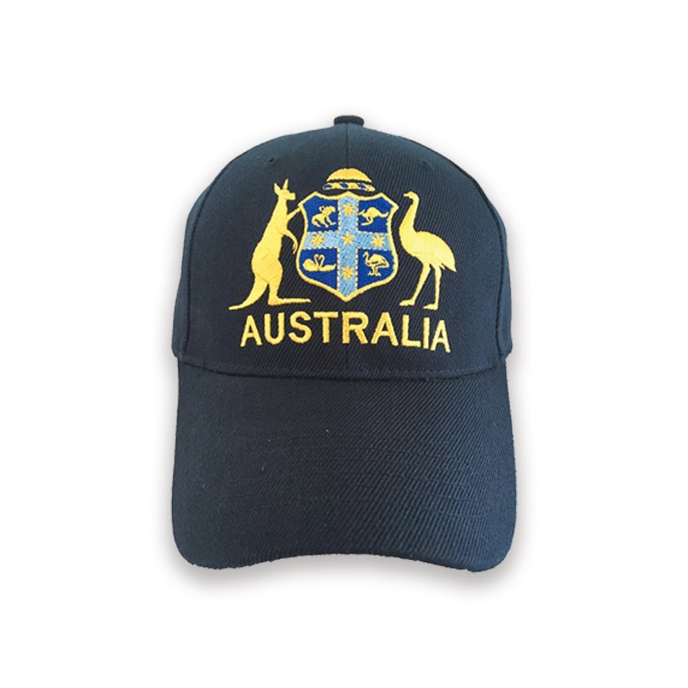 Australian Coat of Arms Ball Cap - Australian Hat USA – Aussie Food Express