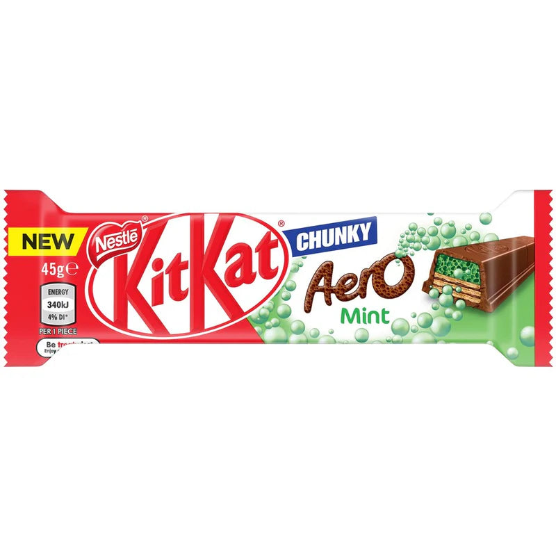Nestle Kit Kat Chunky AERO MINT Bar - Kit Kat Chocolate Bar ...