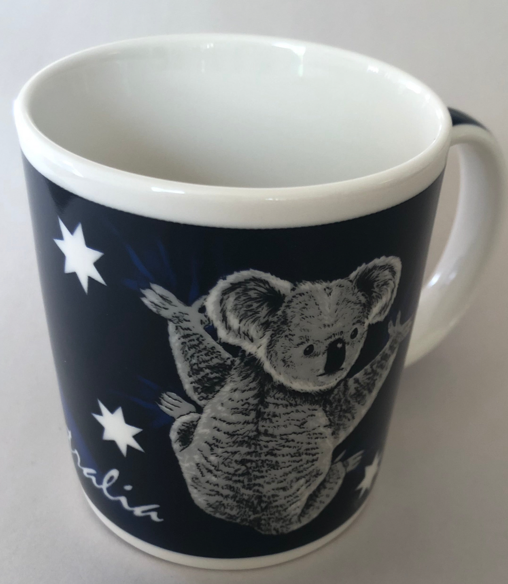 Koala w/Australian Flag Coffee Mug – Aussie Food Express