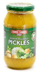 Three Threes 333's Sweet Mustard Pickles 520g – Aussie Food Express