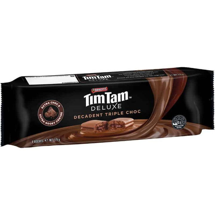 Arnotts Tim Tam Decadent Triple Chocolate - Australian Tim Tam Cookie ...