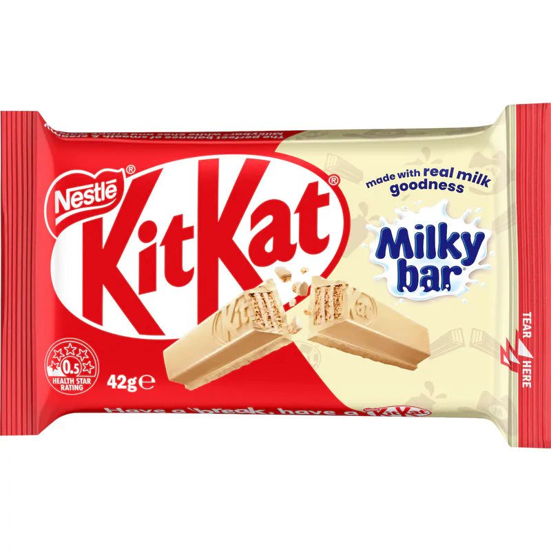 Nestle Kit Kat Milky Bar - Kit Kat Chocolate Bar - Australian Candy USA ...
