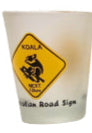 KOALA Road Sign Shot Glass - Aussie Flag Shot Glass USA – Aussie Food ...
