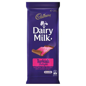 Cadbury Dairy Milk Turkish Delight Block - Australian Chocolate ...