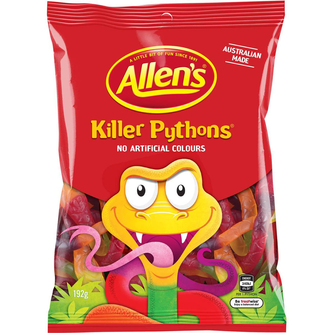 Allen's Killer Pythons - Australian Lollies - Allen's Candy USA ...